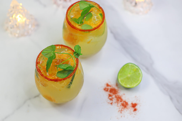 Chili Lime Mango Mocktail - Mayakitchenette